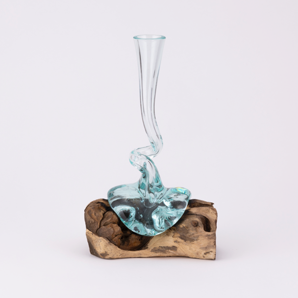 uncle-b ONLINE STORE / 【uncle-b】流木とガラスボウル【花器型】